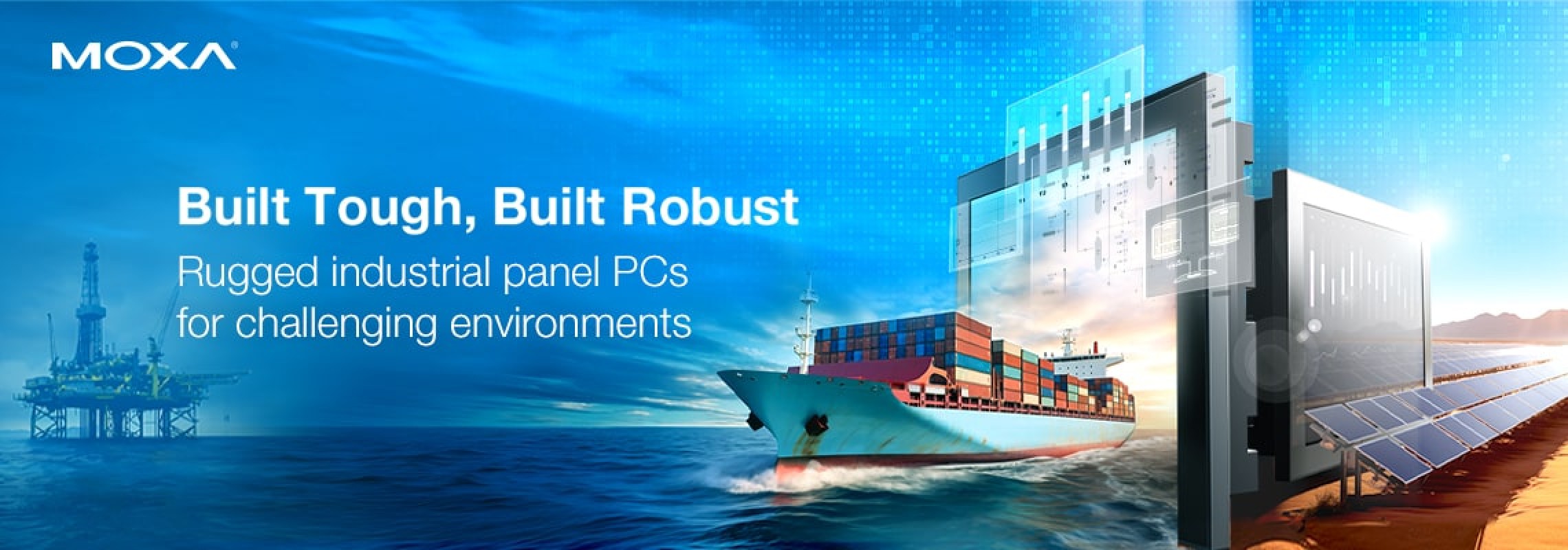 Moxa Rugged MPC-3000 Panel PCs | Industrial Computing Solutions