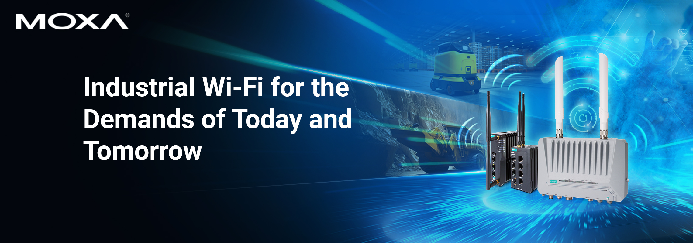AWK Series & AeroMesh Wireless | High-Performance Moxa Industrial Wi-Fi 6